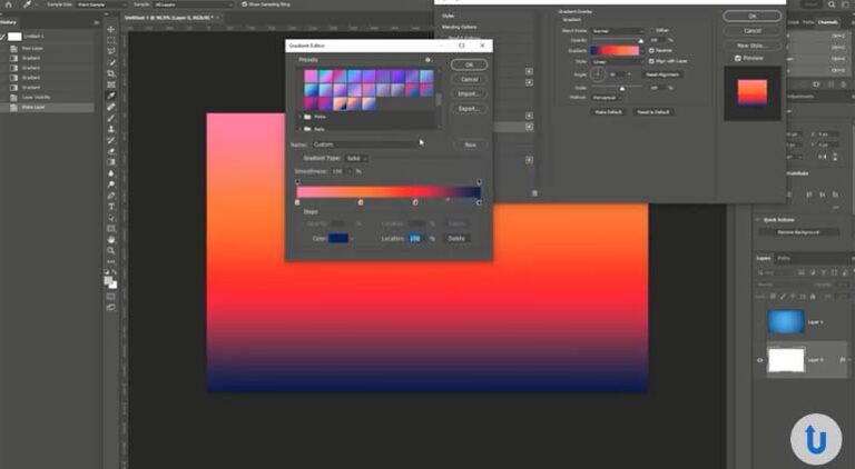 How to Create Gradients in Photoshop - Real Estate Photo Editing