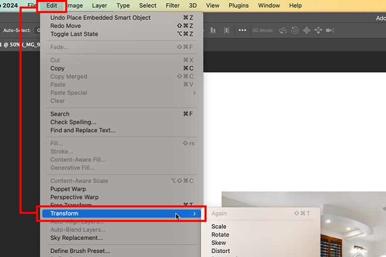 How to Flip Layers in Photoshop - Real Estate Photo Editing