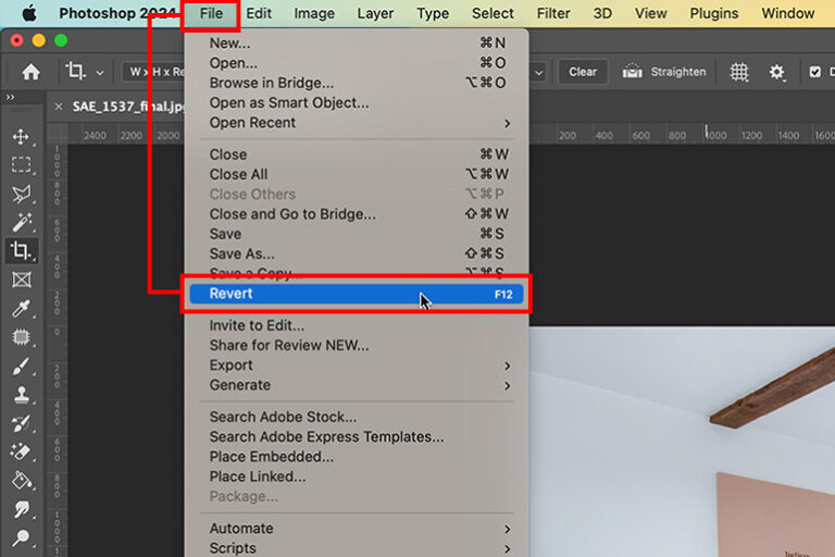 How to Undo in Photoshop - Real Estate Photo Editing