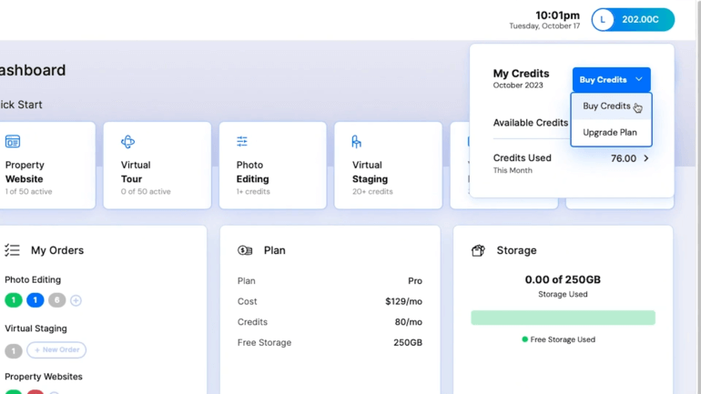 How PhotoUp Credits Work - Real Estate Photo Editing Pricing