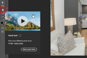 How to Use the Hand Tool in Photoshop - Real Estate Photo Editing