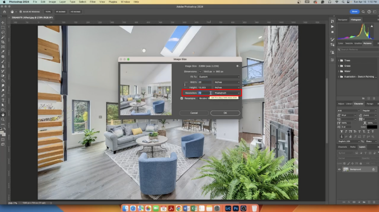 How to Enhance Picture Resolution in Photoshop - Real Estate Photo Editing