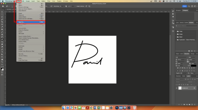How to Easily Make a Signature in Photoshop