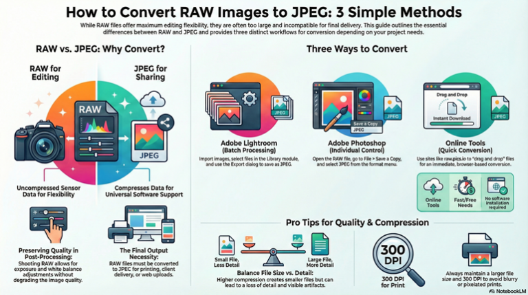 How to Convert RAW Images to JPEG (3 Simple Methods)